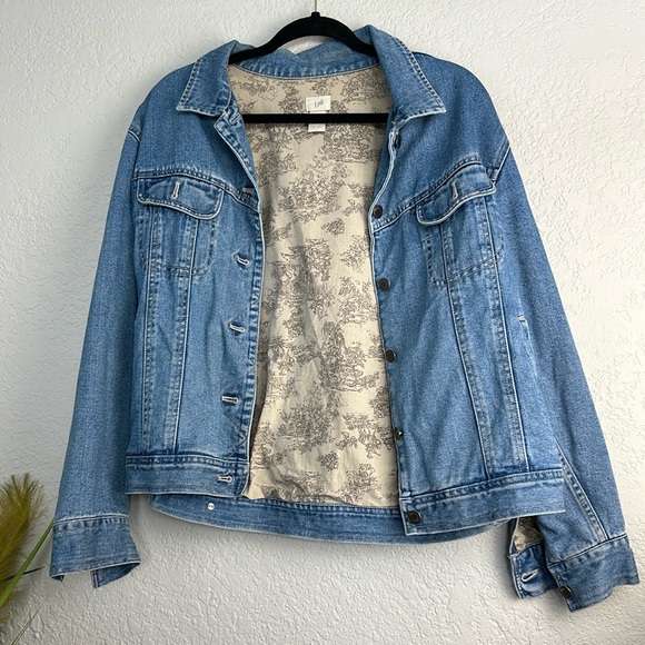J. Jill | Jackets & Coats | J Jill Womens Denim Jean Jacket Toile Size ...